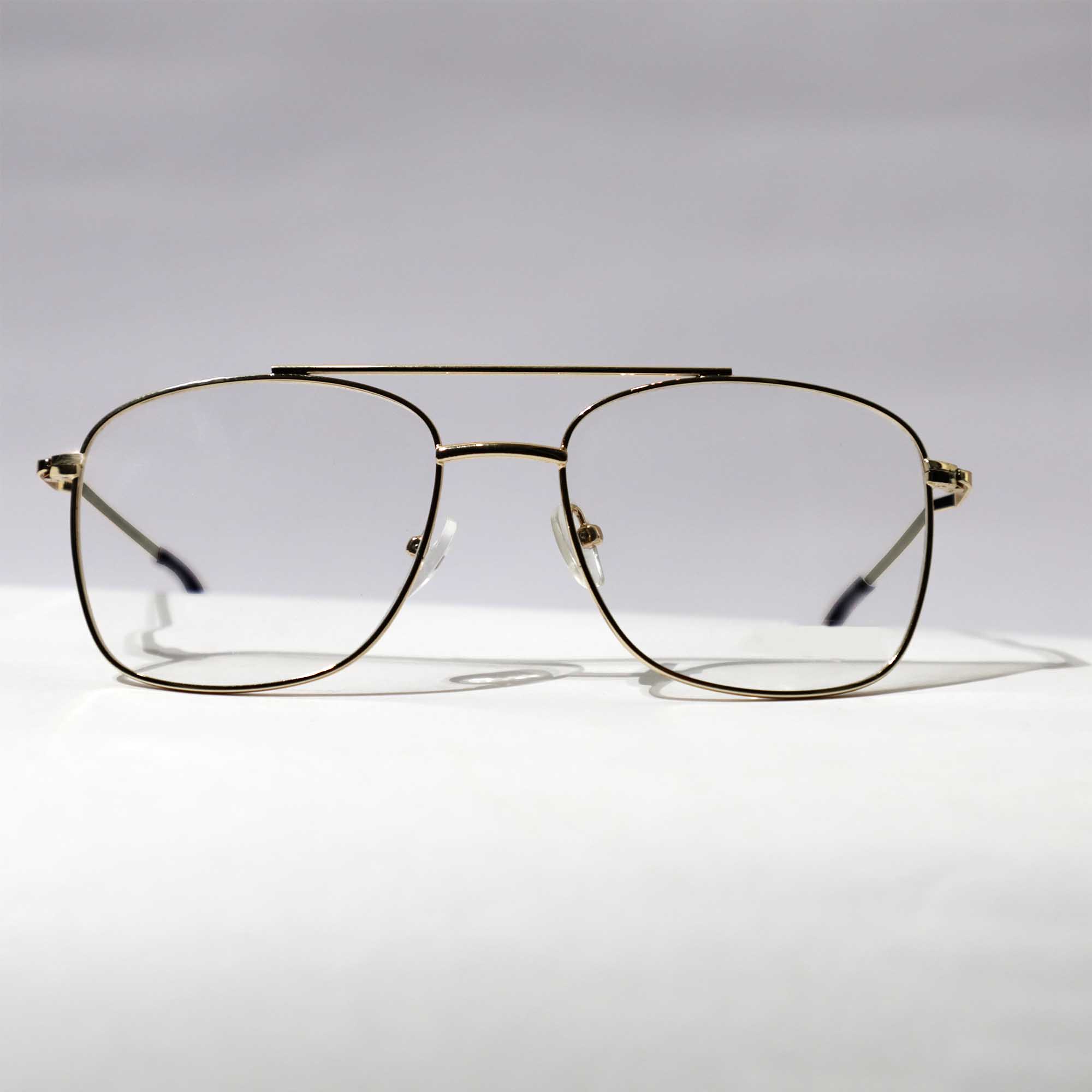OP0008 - Optical Plaza|Stylish Square Shape|Golden Color|UV & Blue Ray ...